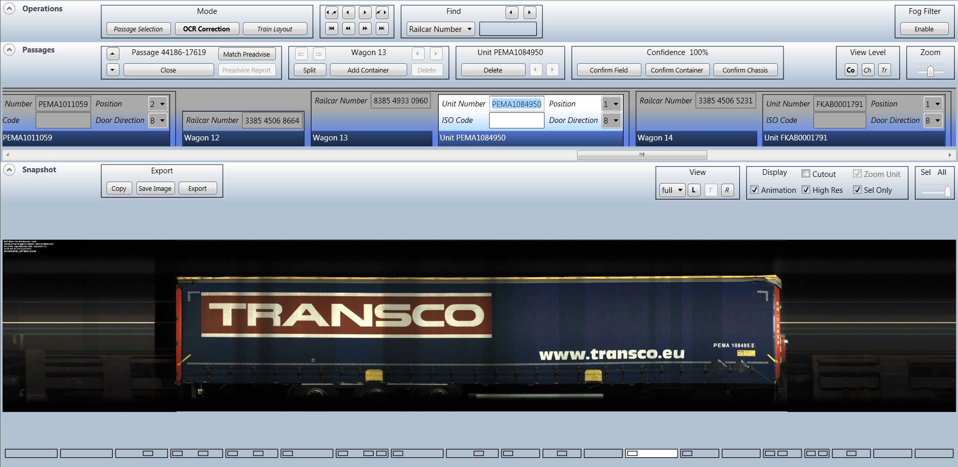 OCR rail gates - Hupac Intermodal